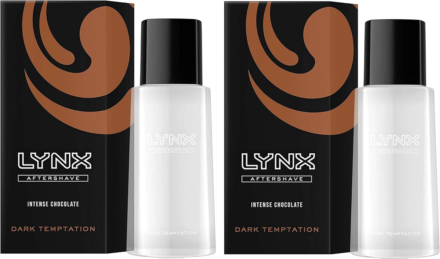 Lynx Dark Temptation Mens Gents Aftershave Intense Chocolate 100ml 2 ...