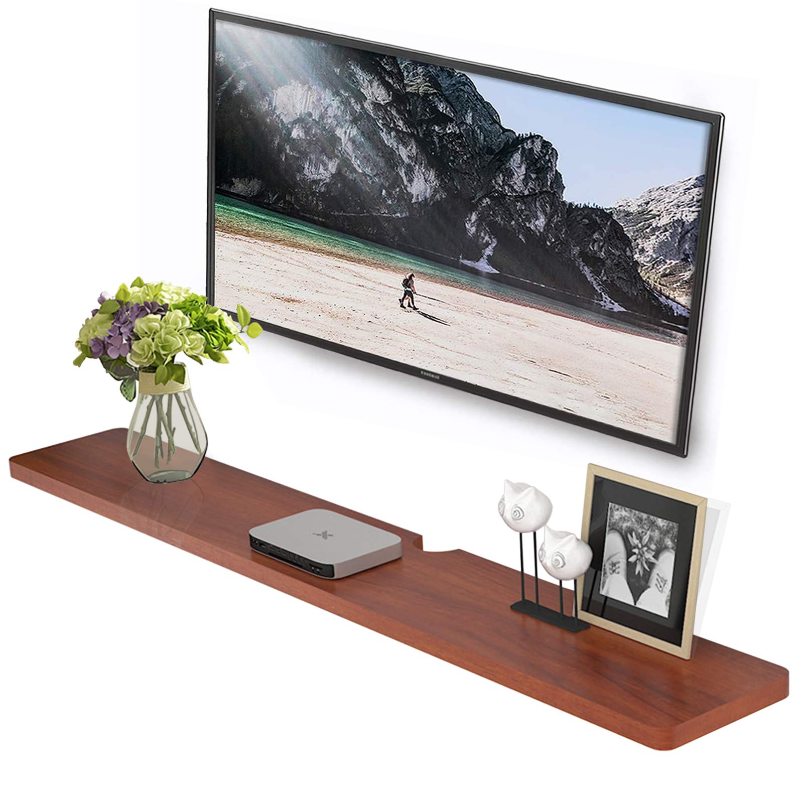 Buy ODNUM Floating TV Stand Wall ed Audio/Video Console Shallow ...