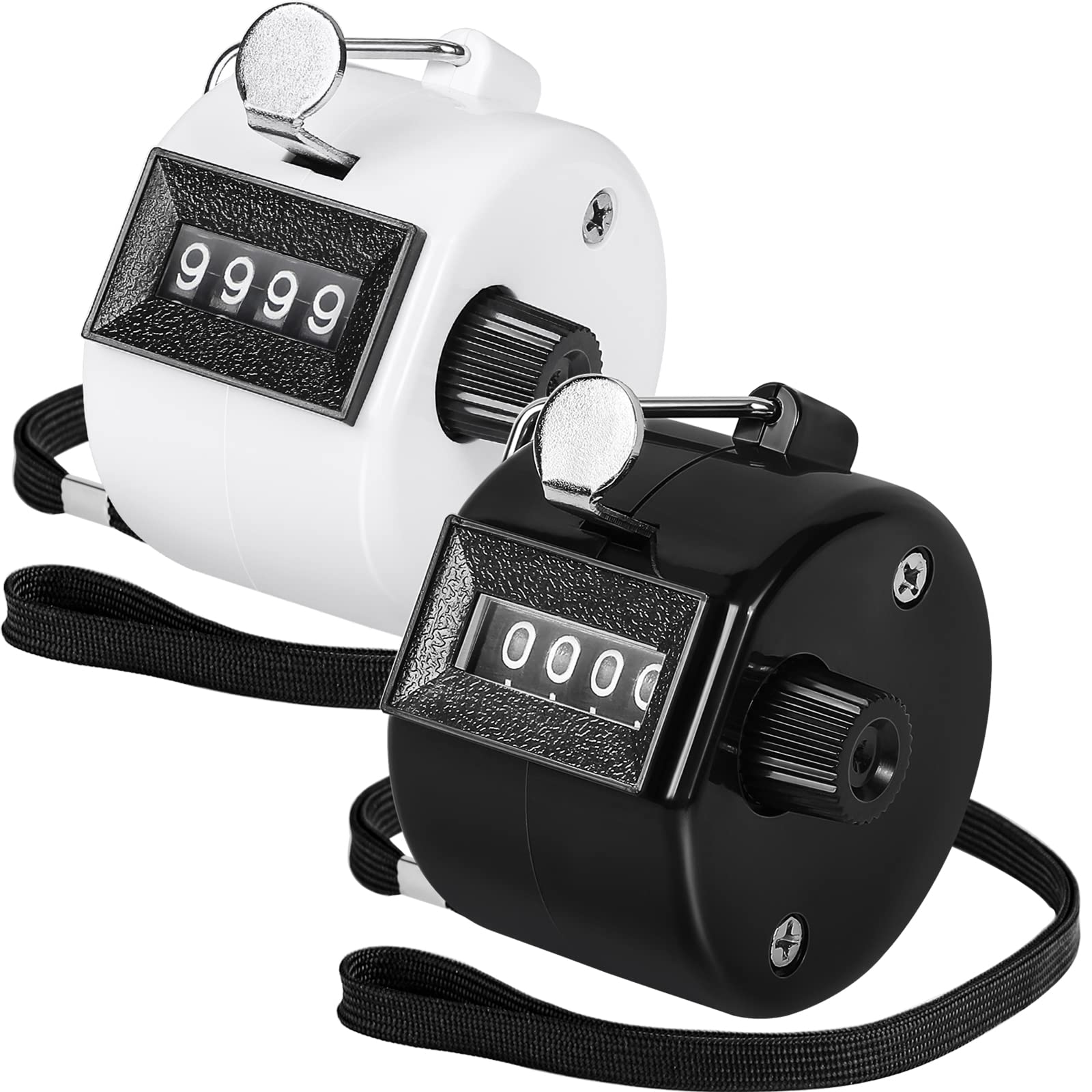 Mua KTRIO Pack of 2 Colors Handheld Tally Counter 4-Digit Number Count ...