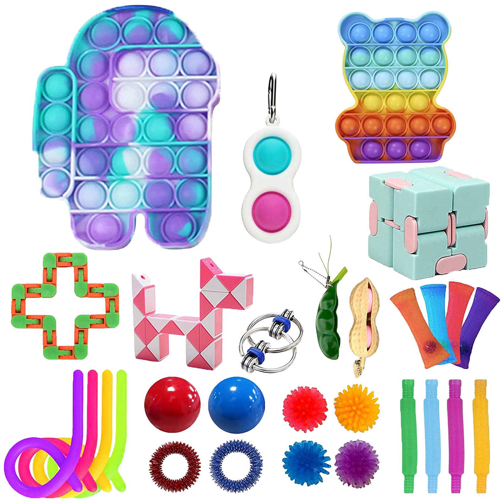 Fidget Toys Pack Fidget Toy Sets Fidget Packs Dimple Fidget ...