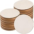 Amazon.com: 60 Pcs 6 Inch Wood Circles for Crafts Unfinished Wood ...