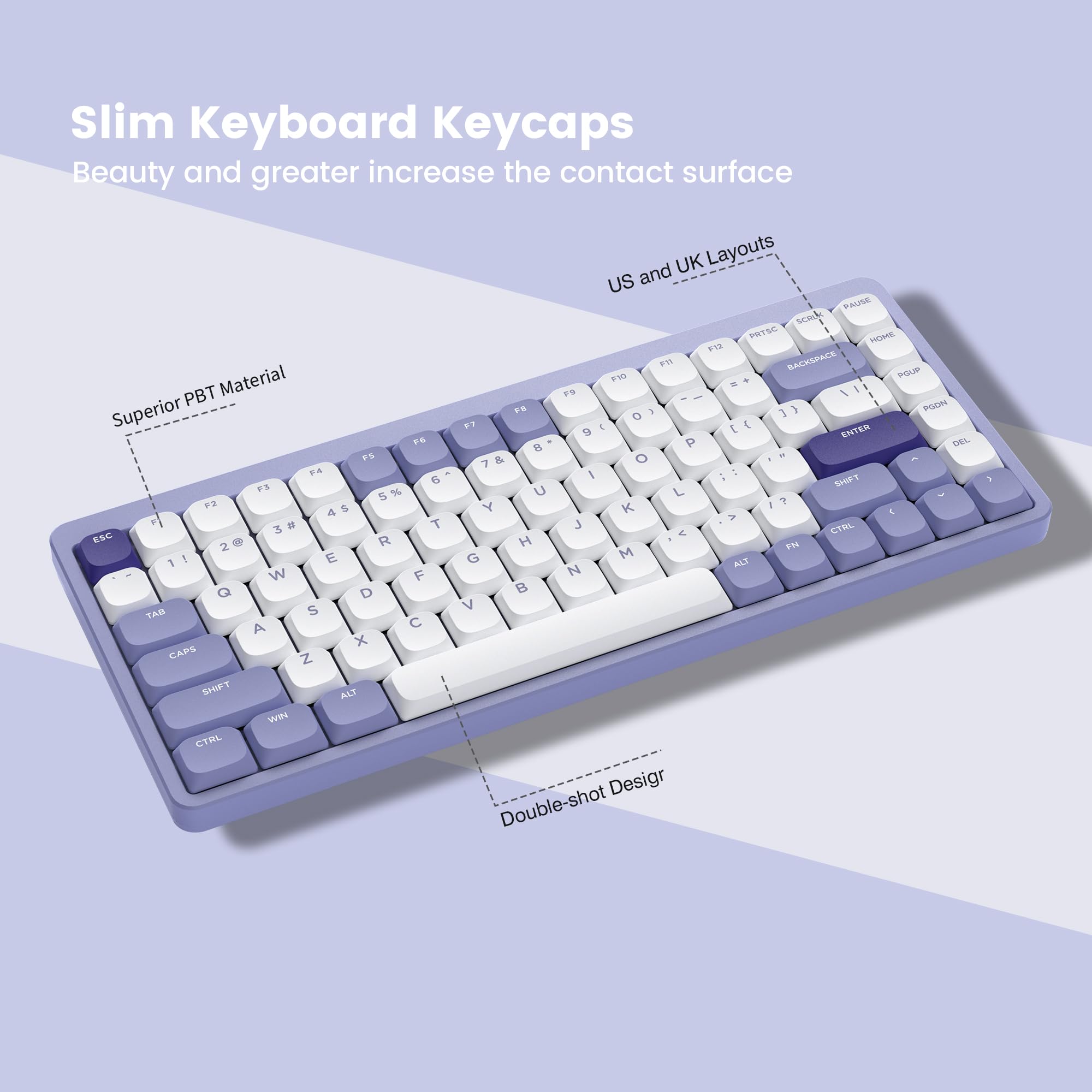 Mua XVX Low Profile Keycaps, PBT Keycaps 144 Keys, Skyline Custom ...