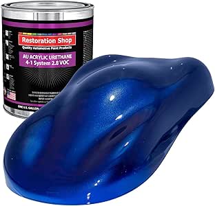 Amazon.com: Restoration Shop - Sapphire Blue Metallic Acrylic Urethane ...