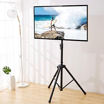 RFIVER Tripod TV Stand Portable Floor for most 32"-55": Amazon.co.uk ...