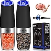 Amazon.com: Sunbag Gravity Electric Salt and Pepper Grinder Set,Battery Operated Automatic Salt ...
