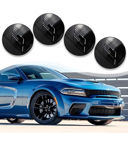 Gloss Black Wheel Covers 20-Inch Gloss Black Wheel Skins For Dodge ...