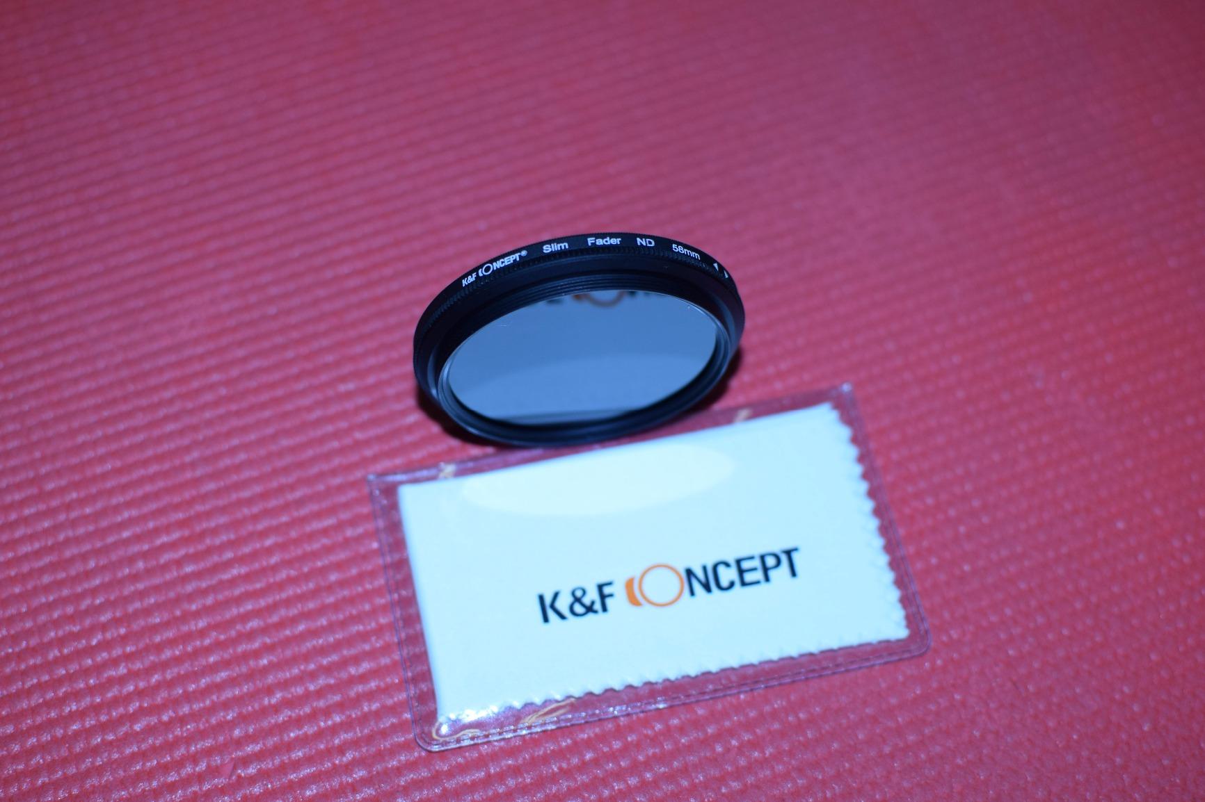 58mm ND2-400 (9 Stops) Variable ND Filter Neutral Density Adjustable ...