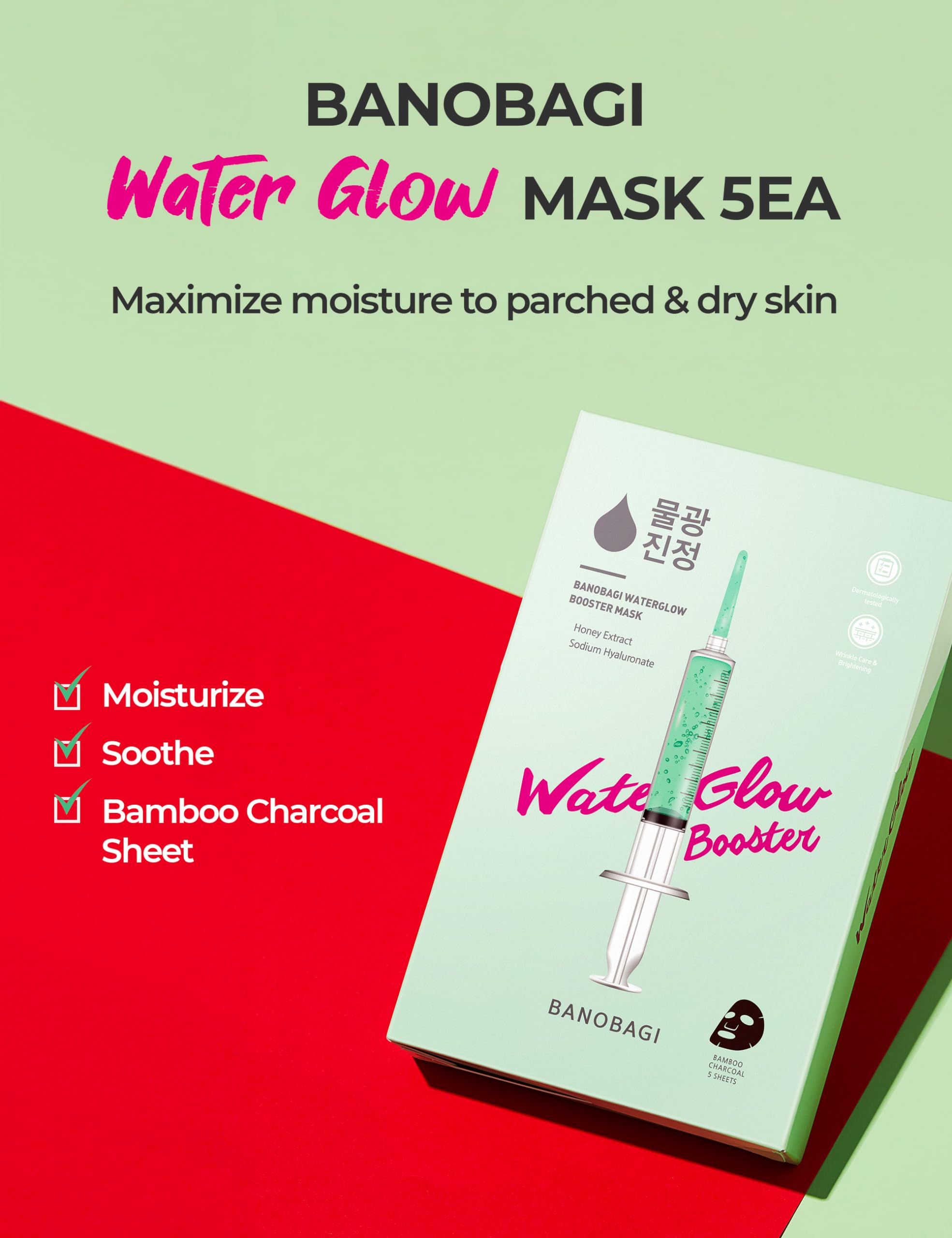 Mua BANOBAGI Korean Facial Sheet Mask - Powerful Hydration, Refreshing Peppermint, Purifying ...