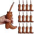 Amazon.com: Fxswety Cowboy Boot Cups 10 Ounces Plastic Cowboy Cups with ...