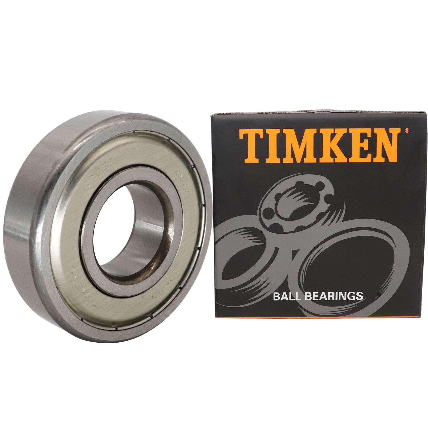 TIMKEN 6305-ZZ, 4 Pcs, Double Metal Seal Bearings 25x62x17mm, Pre ...