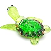 Amazon.com: ChangThai Design 2" Long Dark Green Tiny Sea Turtle ...
