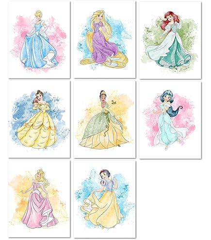 Disney Princess Alphabet Poster