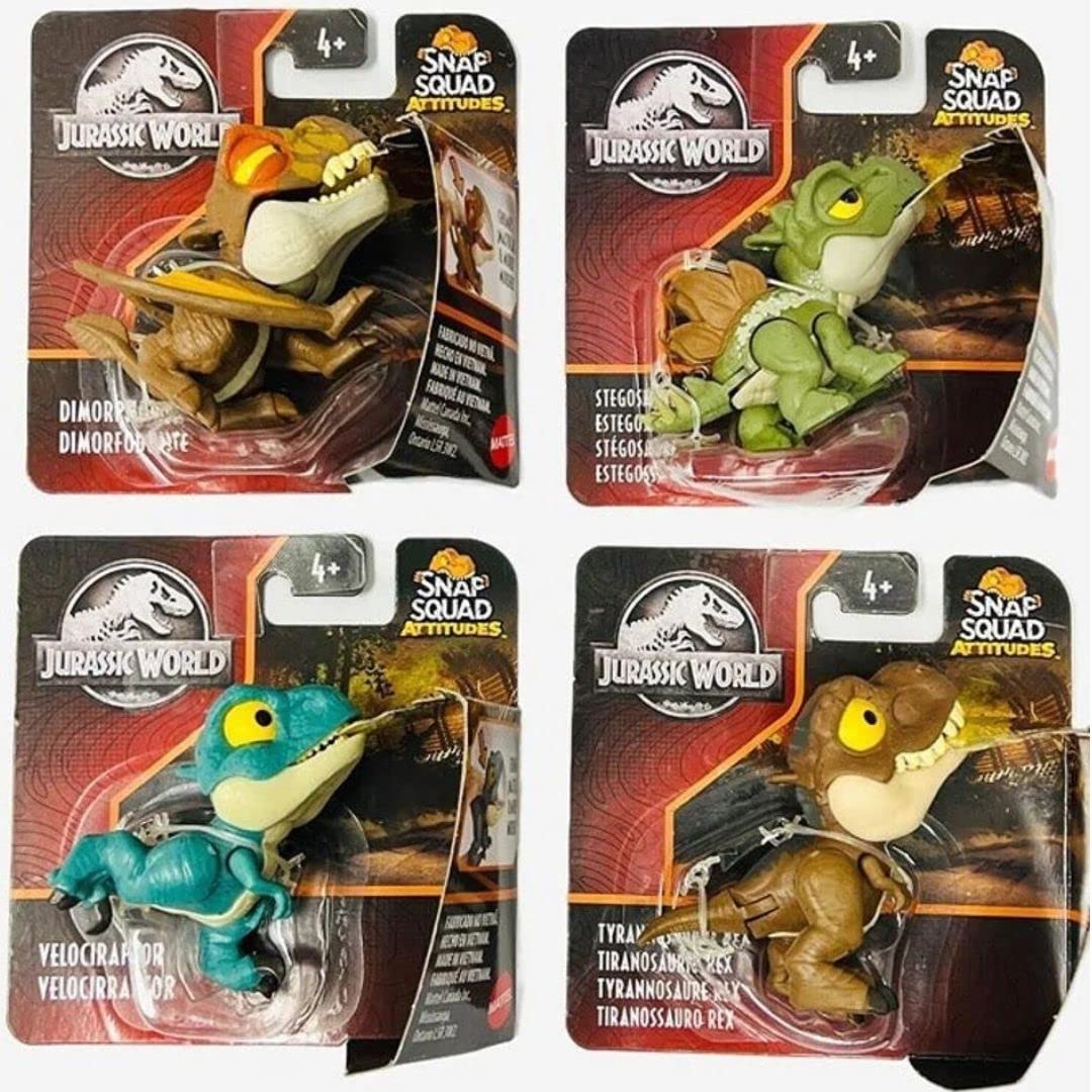 Mua Jurassic World 2021 Snap Squad Attitudes Set of 4 Figures ...