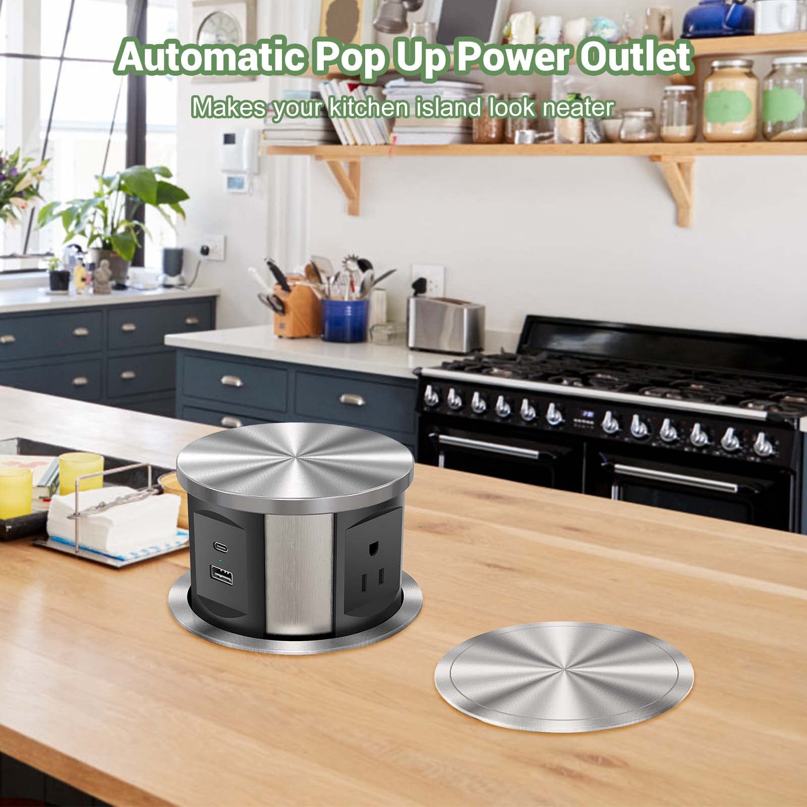 Mua Automatic Pop Up Outlet,Pop Up Power Outlet Charging Station with 3 ...