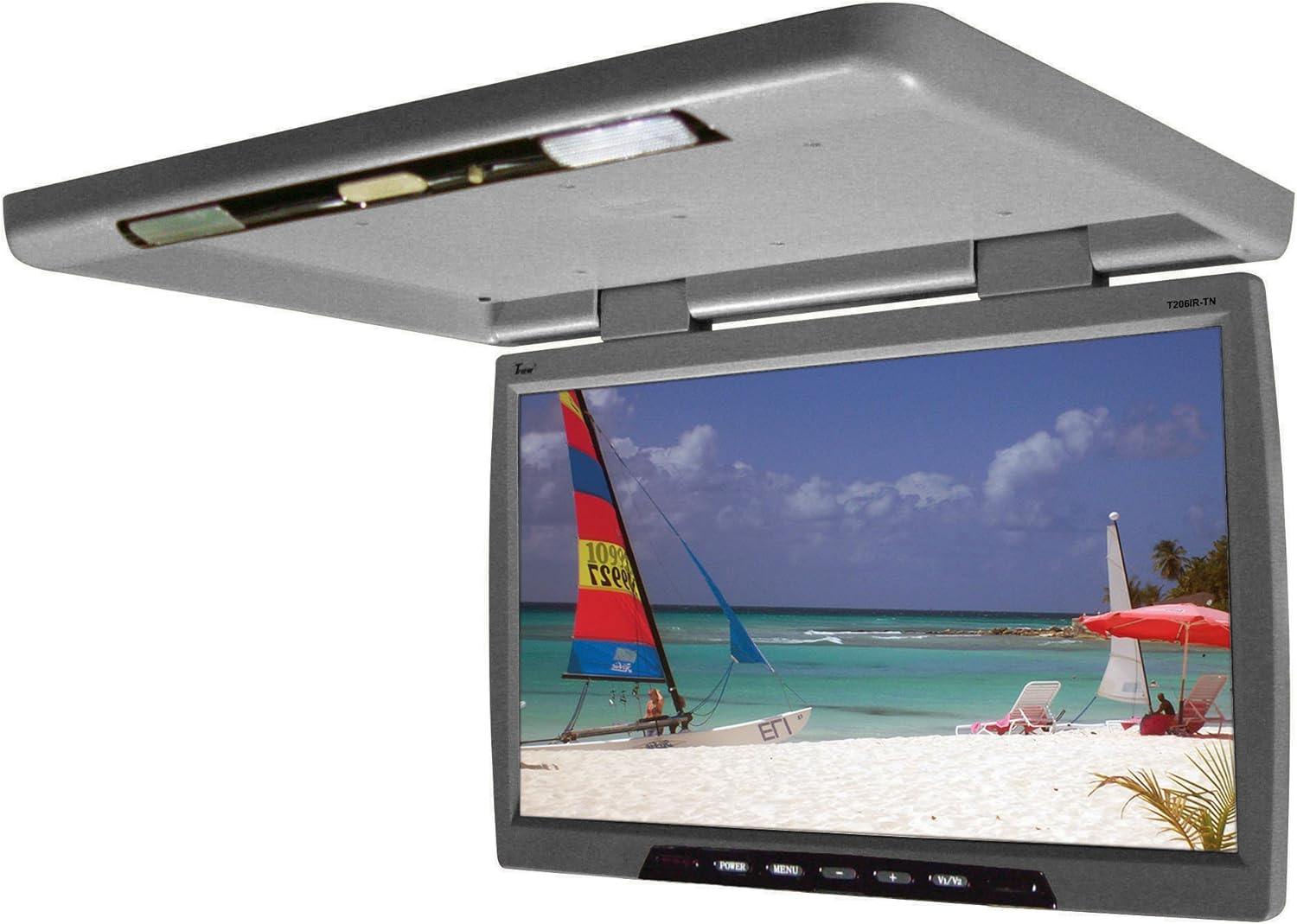 Amazon.com : Tview T206irgr 20 Car Overhead Roof Mount Widescreen Thin ...