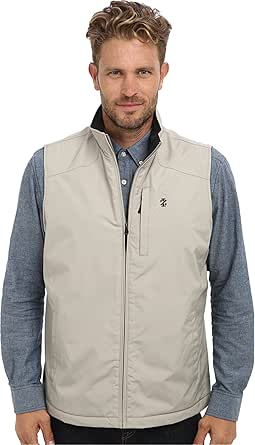 IZOD Men's Performance Reversible Vest, Stone, Small at Amazon Men’s ...
