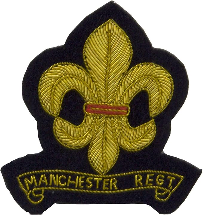 Manchester Regiment Blazer Badge Gold | Amazon.com