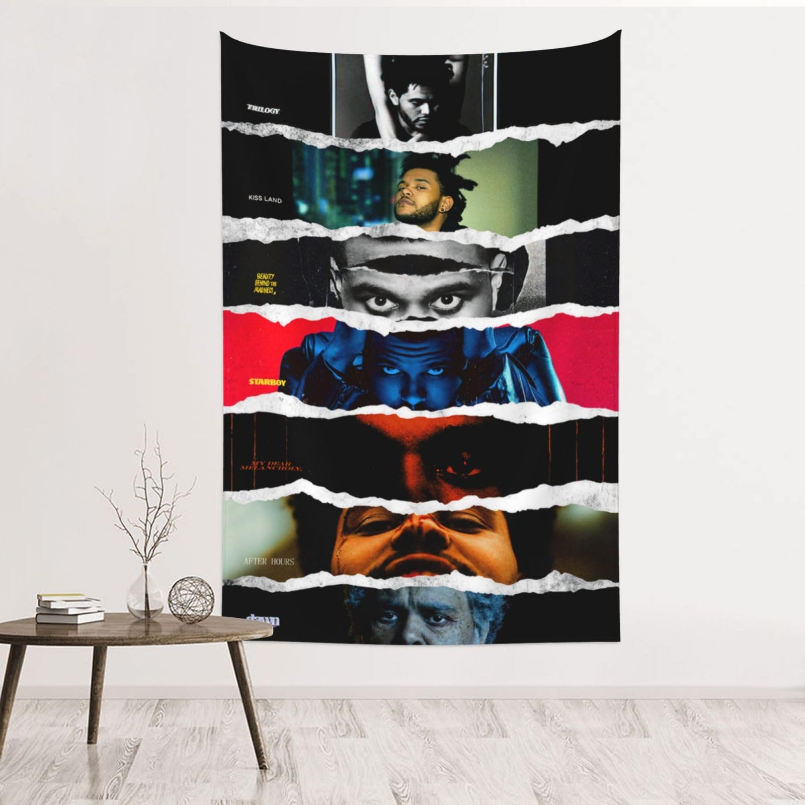 Mua Rapper Tapestry Music Album Cover Collage Posters Tapestry Wall ...