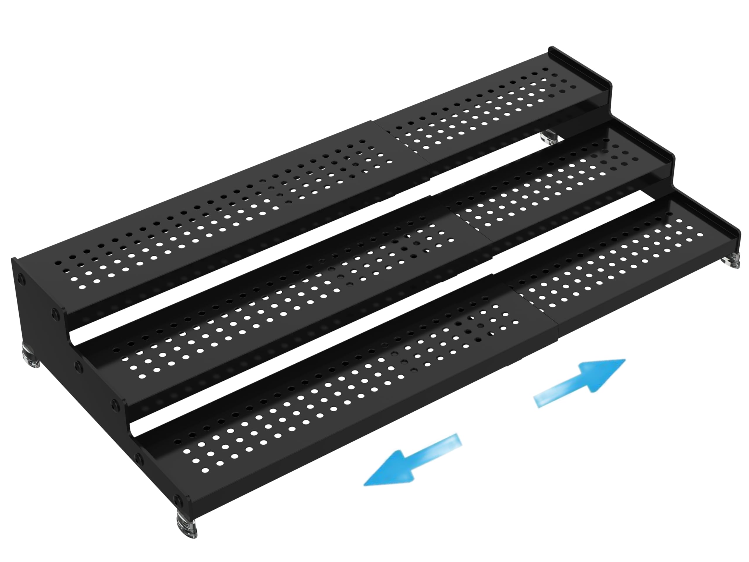 Wobmmi Expandable Spice Rack organizer with 3-Tier step shelf,Modern ...