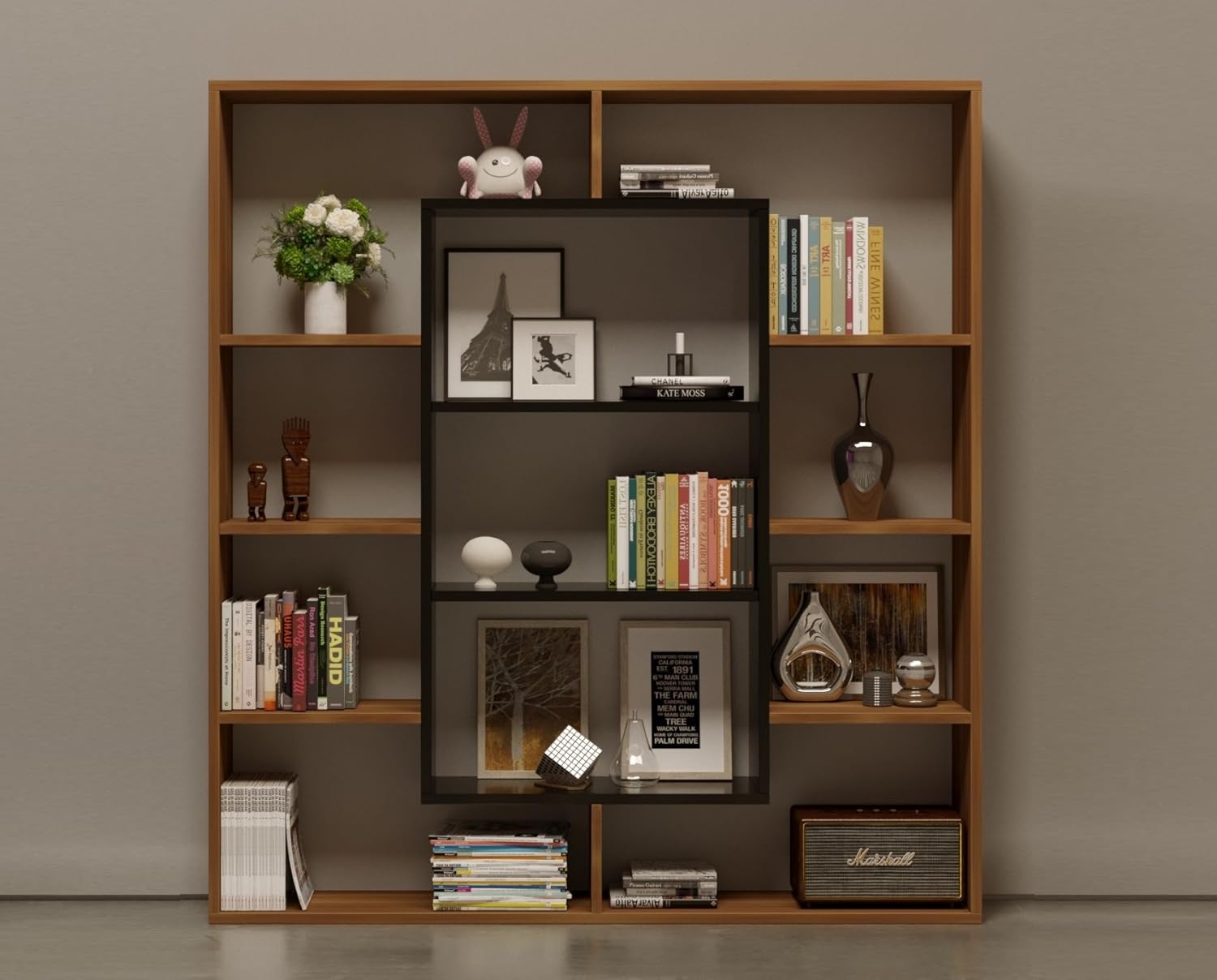 VENUS Bookcase - Room Divider - Free Standing Shelving Unit for living ...