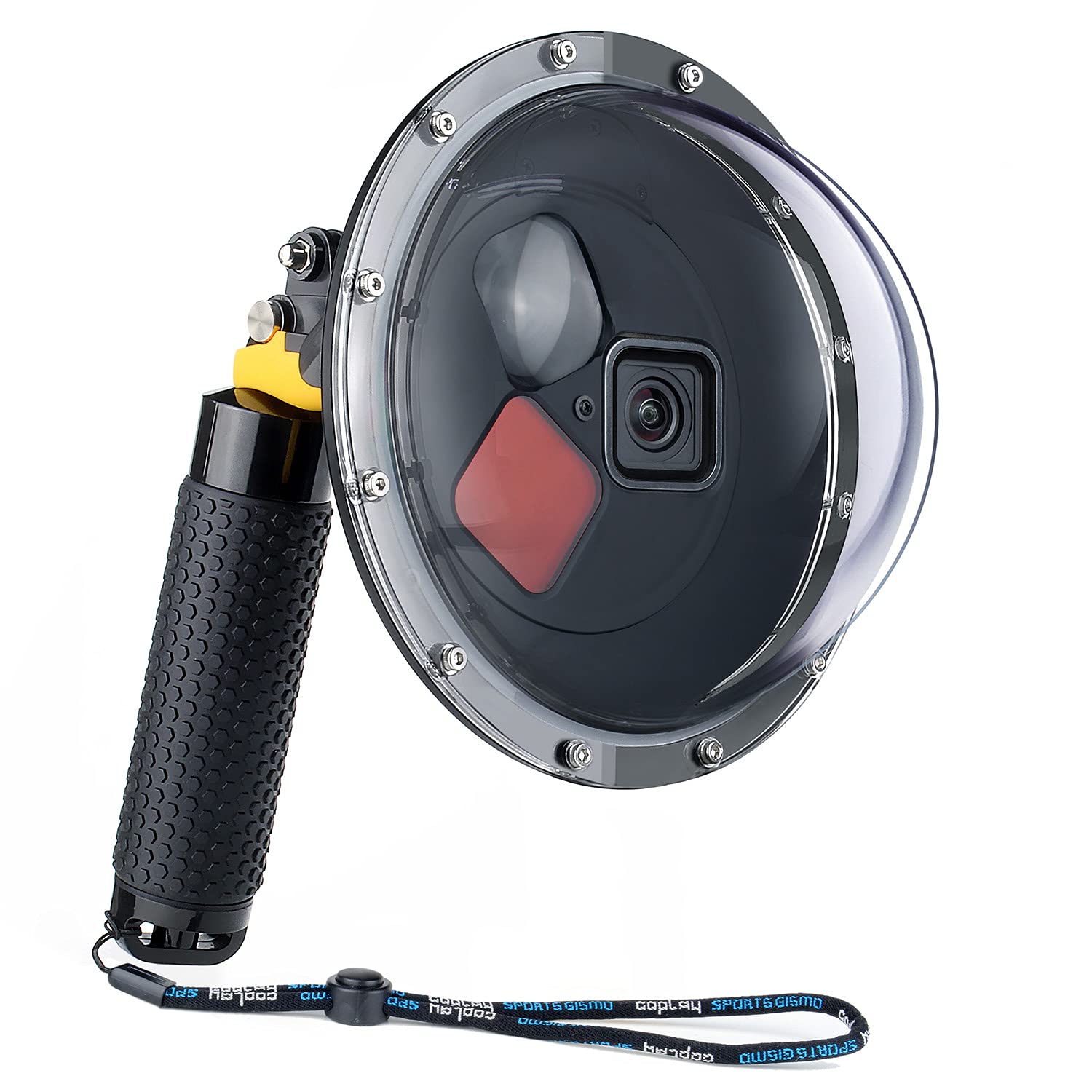 YALLSAME Waterproof Dome Port for GoPro Hero 13 12 11 10 9 Black with ...