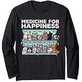 Amazon.com: My Medicine For Happiness Called Cats every day kitten cat ...