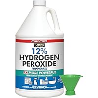 HARRIS 12% Concentrated Food Grade Hydrogen Peroxide, 128oz, for ...