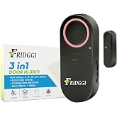 3in1 Alarm - Door Ajar Alarm, Door Chime with Delay, 0/5/10/30/60 ...