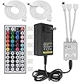 Amazon.com: Hwylizg 2-Port 44 Key Wireless IR LED Light Remote,Rgb ...
