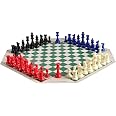 Amazon.com: The House of Staunton Four Player Chess Set Combination ...