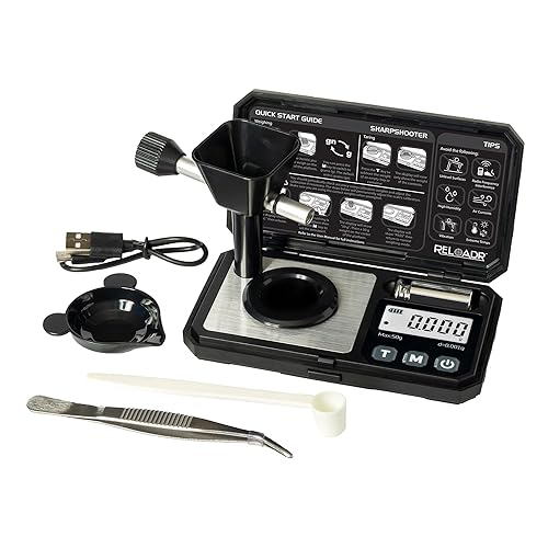 Truweigh Sharpshooter Digital Reloading Scale (50g x 0.001g - Black ...