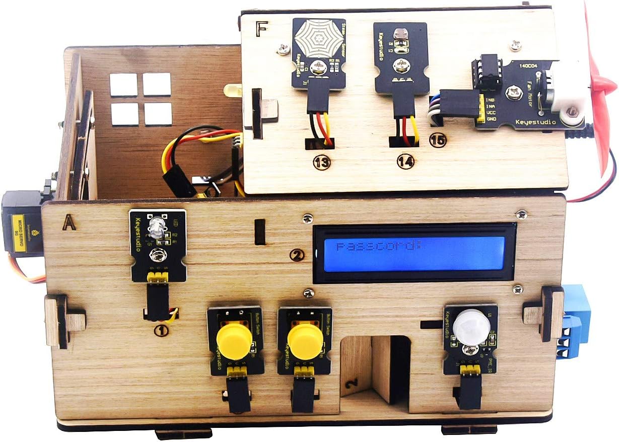 KEYESTUDIO Smart loT Home Kit for Arduino Stem Learning Internet of ...