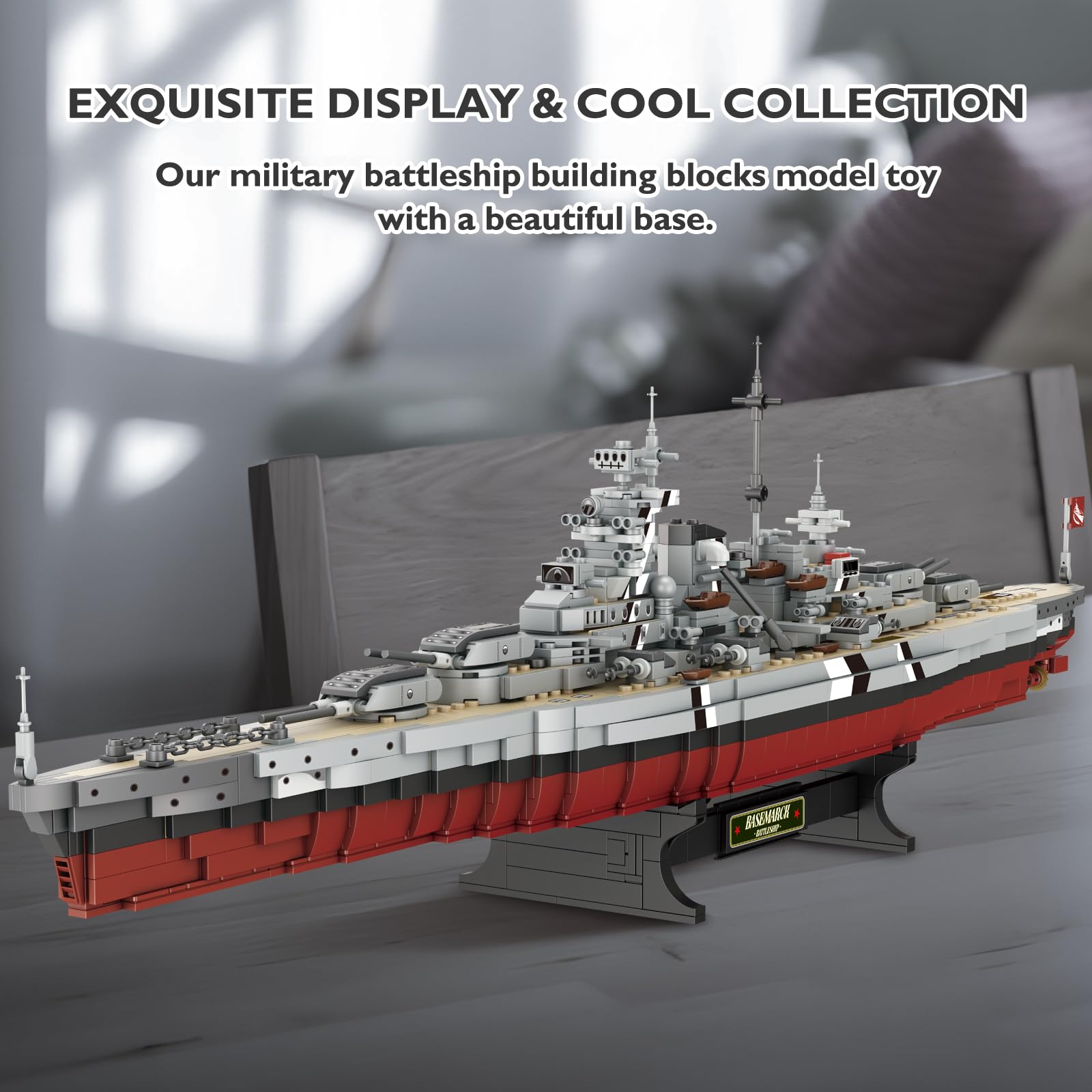 Mua JMBricklayer Battleship Building Block Set 60006, Military Warship ...
