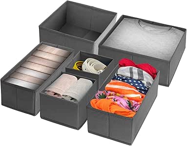 Amazon.com: Homyfort Foldable Cloth Storage Box Closet Dresser Drawer ...