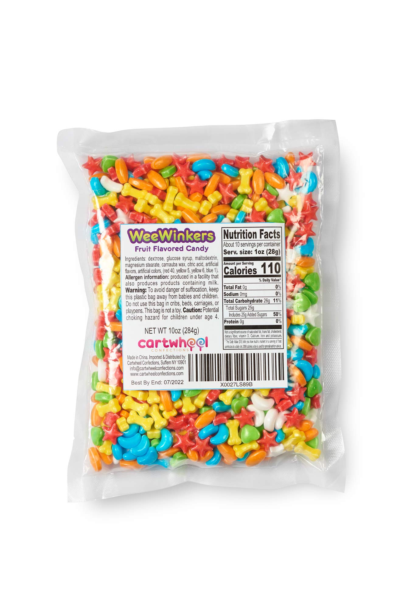 Wee Winkers Fruit-Flavored Bright Colorful Hard Candy In Assorted ...