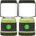 Consciot Ultra Bright LED Camping Lantern with 1000LM, D Battery Powered, 4 Light Modes ...