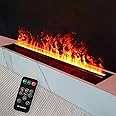 Amazon.com: Electric Fireplace 3D Water Vapor Fireplace Recessed ...
