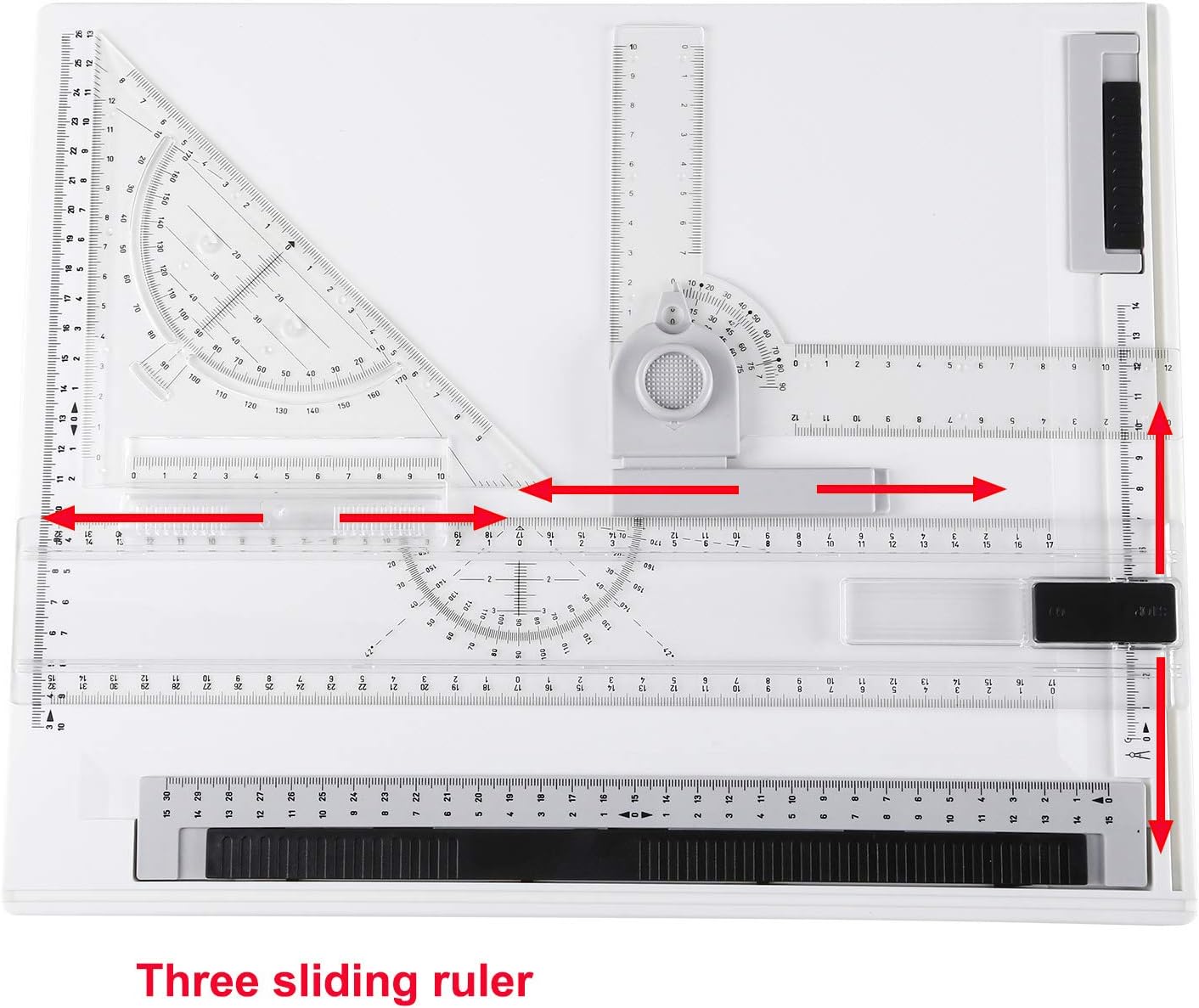 Jinsihou A4 Drawing Board Set Metric System 38x30cm Technical Drafting ...
