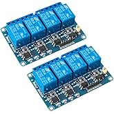 Amazon.com: 4pcs 4 Channel 5V Relay Module with Optocoupler for R3 MEGA ...