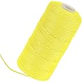 Amazon.com: Yellow Mason Line 600 Ft #18 Braided Nylon Twine String for Masonry, Construction ...
