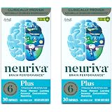 Amazon.com: NEURIVA Plus Brain Performance (30 Count), Brain Support ...