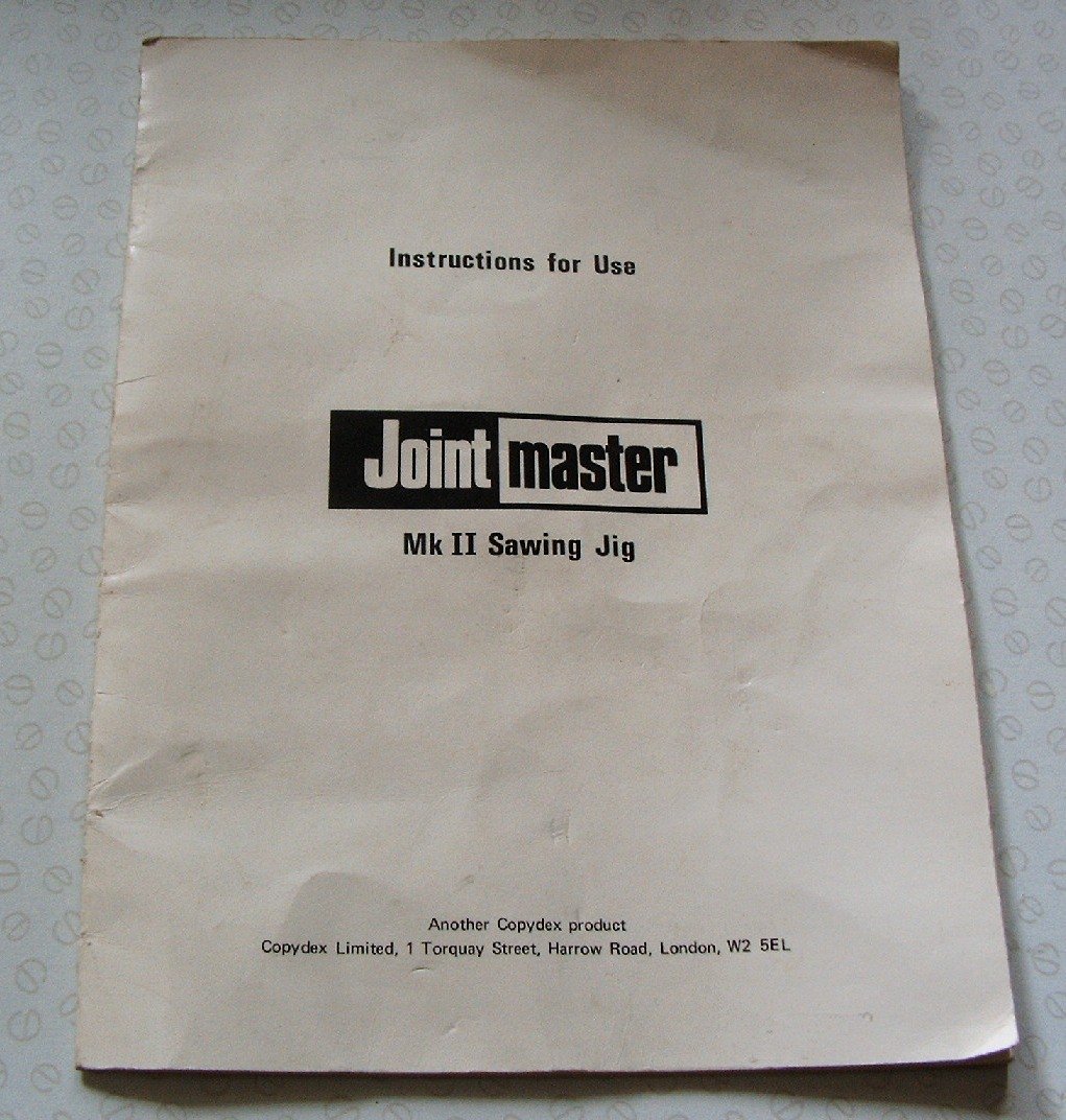 Copydex Joint Master Manuals - doodlefasr