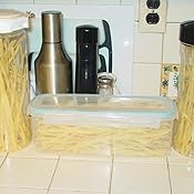 Amazon.com: Komax Biokips Set of 2 Pasta Storage Containers | 77.8-oz ...