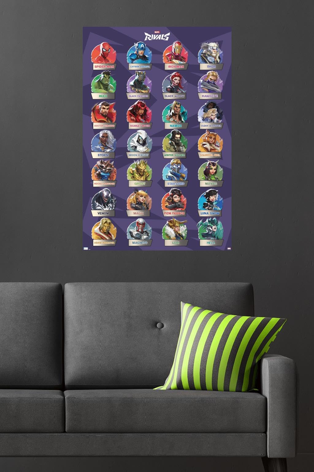 Trends International Marvel Rivals - Grid Wall Poster, 34L X 22.4W ...