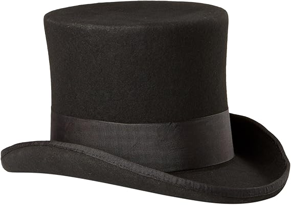 Scala Men's Wool Felt Top Hat: Amazon.co.uk: Clothing