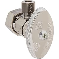 BrassCraft OCR09X C1 1/2" Nominal Compression Inlet x 1/4" O.D Compression Outlet Multi-Turn ...