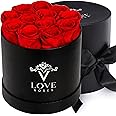 Amazon.com: VLove® Forever Roses in a Box | Real Roses Forever Flowers ...