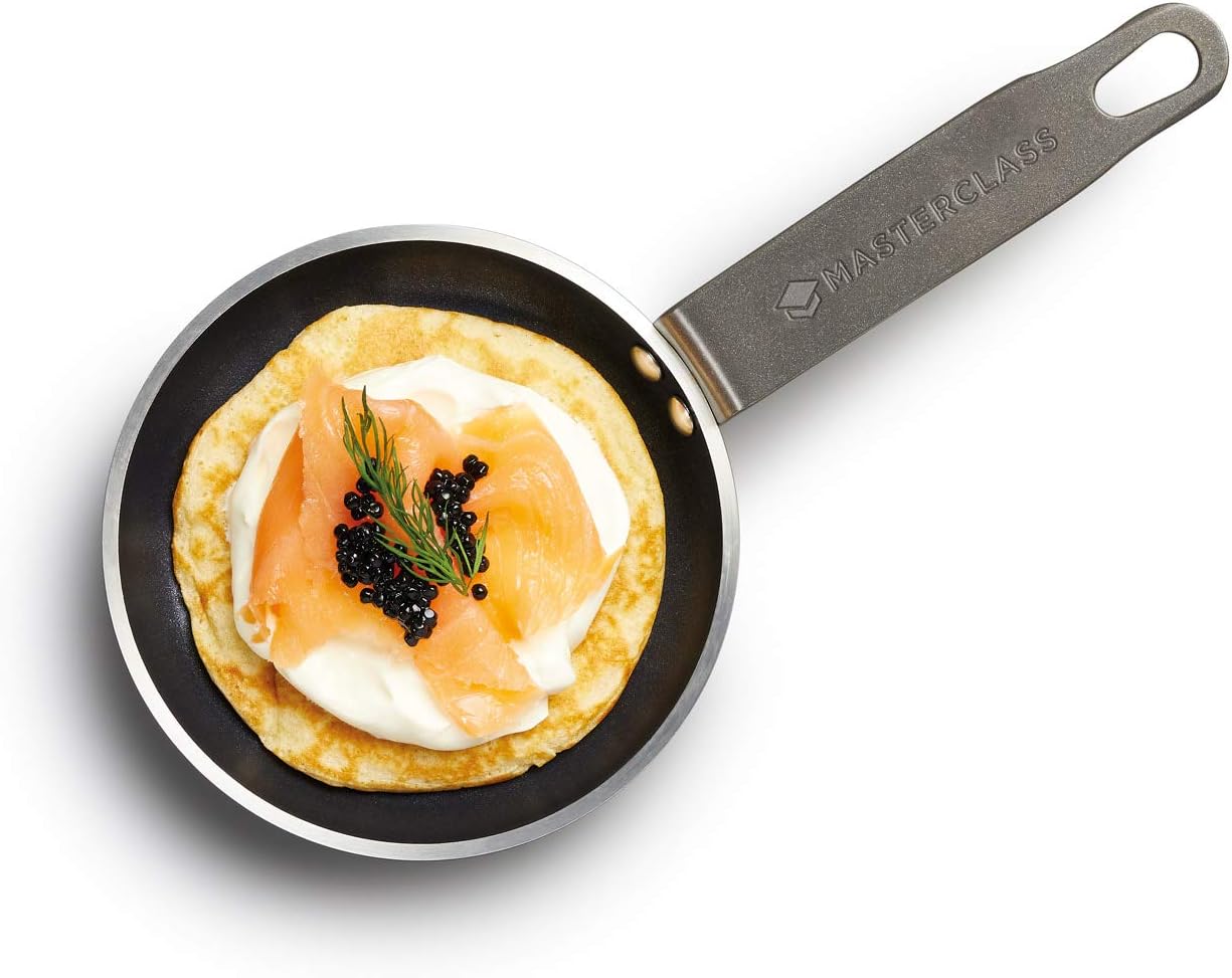 MasterClass Professional Heavy Duty Aluminium Mini Frying Pan/Blini Pan ...