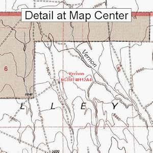 Amazon.com : USGS Topographic Quadrangle Map - Vernon, Utah (Folded ...