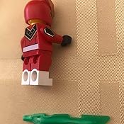 Amazon.com: LEGO Series 20 Minifigures Super Warrior Red Power Ranger ...